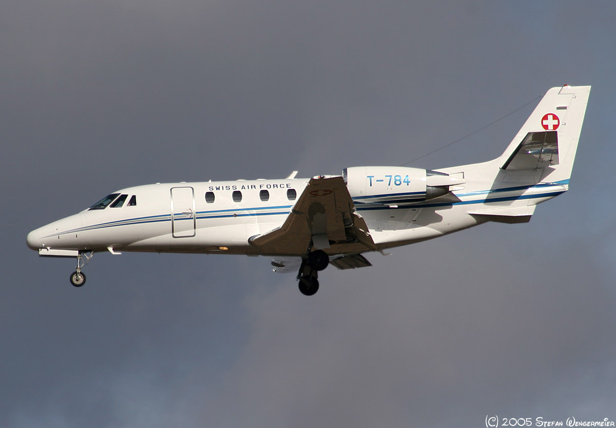 Swiss Air Force Cessna C560 Excel T-784!